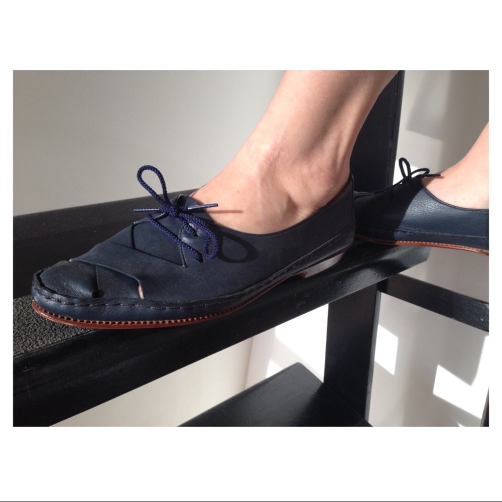 L-Sharon Brazilian Made Vintage Woven Flats - Gem